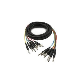 Connex JS8X85M 8-Channel Multicore Cable Jack to Jack 5m