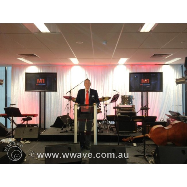 Elite Glass Lectern Hire